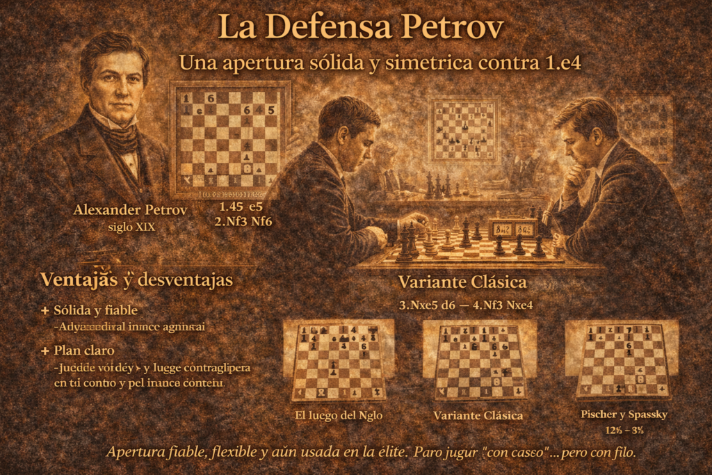 Defensa Petrov: La Elegancia de la Simetría en el Ajedrez Clásico ...